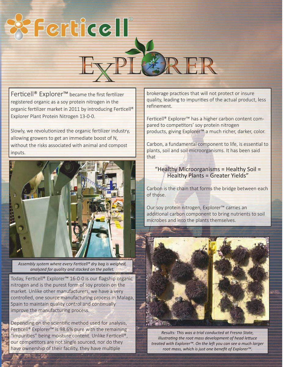Ferticell Explorer 16-0-0 (44 lbs) – Apical Crop Science
